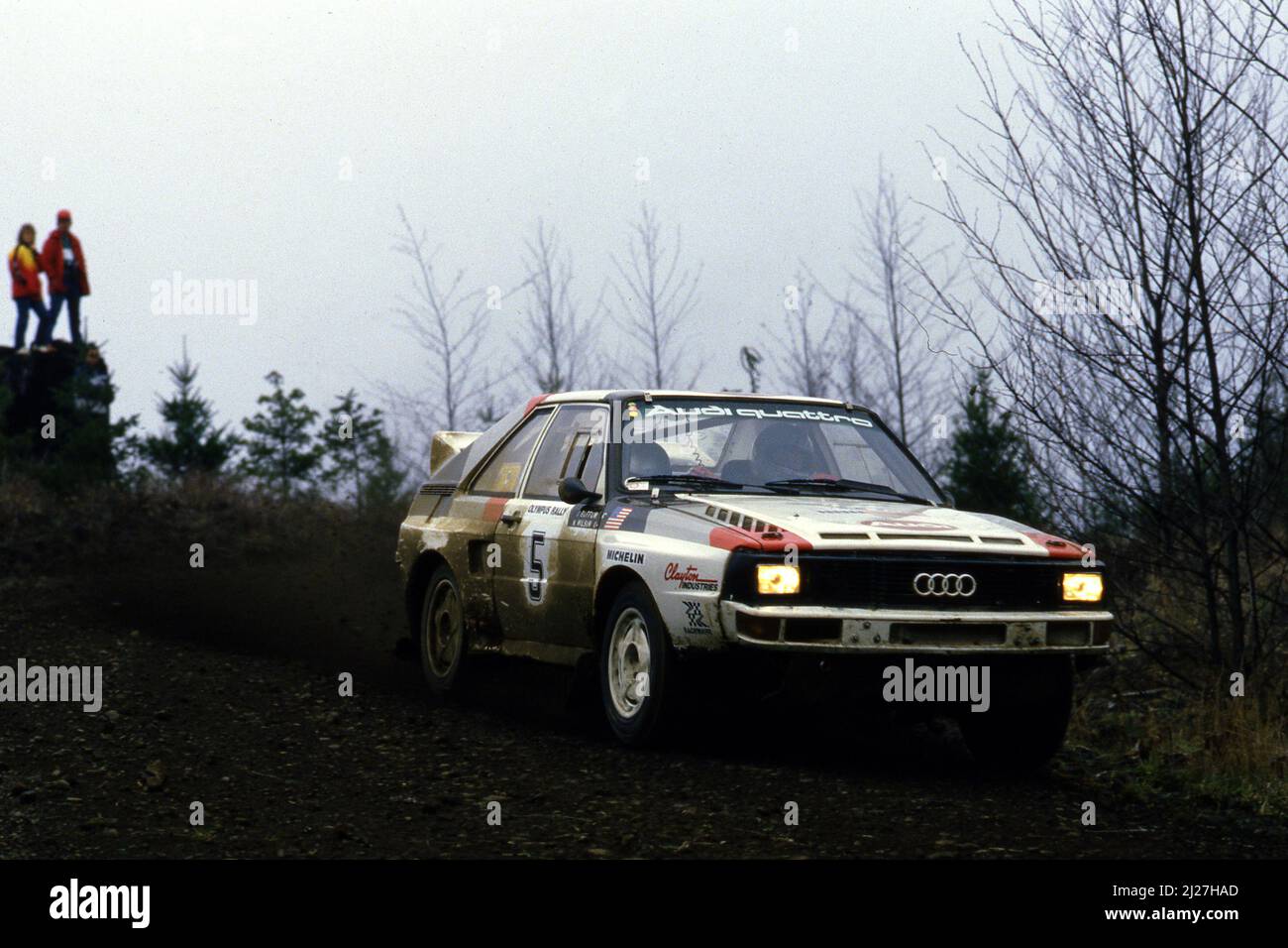 John Buffum (USA) Neil Wilson (GBR) Audi Sport Quattro GrB 3rd position ...