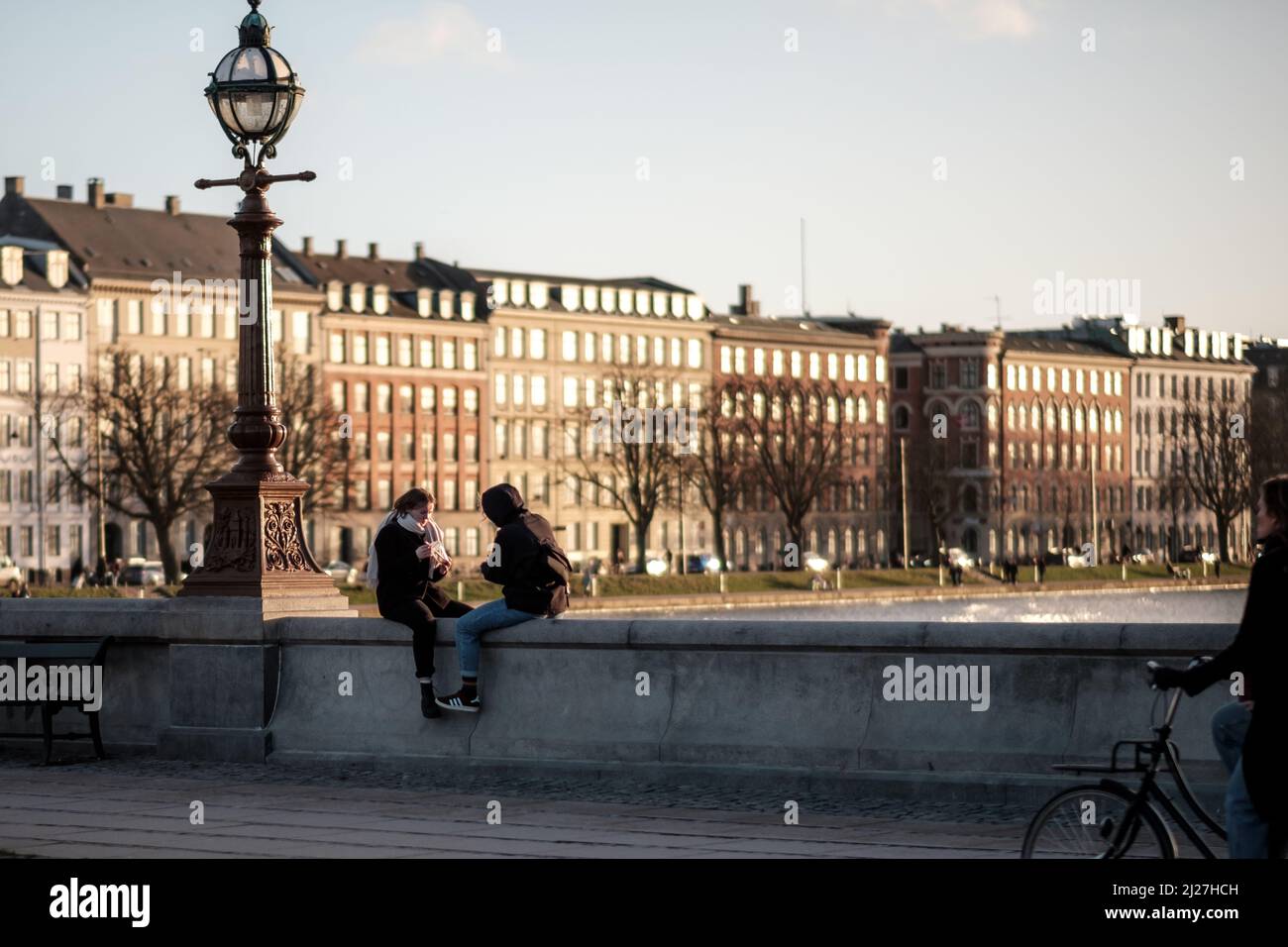 Pictures of daily life in Copenhagen, the capital city of Denmark Stock ...