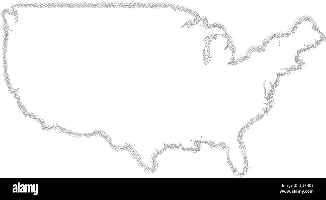 Map of the United States Stock Vector Image & Art - Alamy