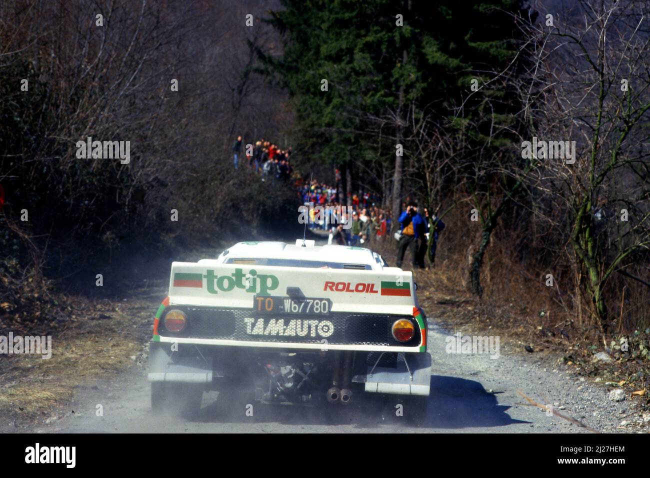 Michele Rayneri (ITA) Carlo Cassina (ITA) Lancia Rally 037 GrB Jolly ...