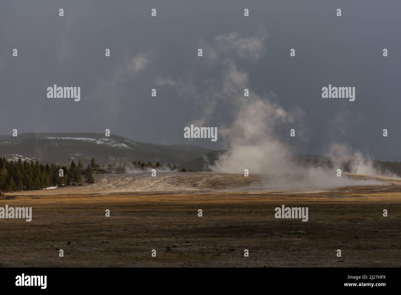Thermal Features in Yellowstone Stock Photo - Alamy