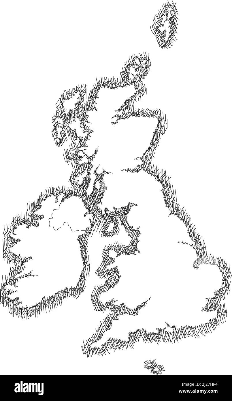 United kingdom country dotted Cut Out Stock Images & Pictures - Alamy