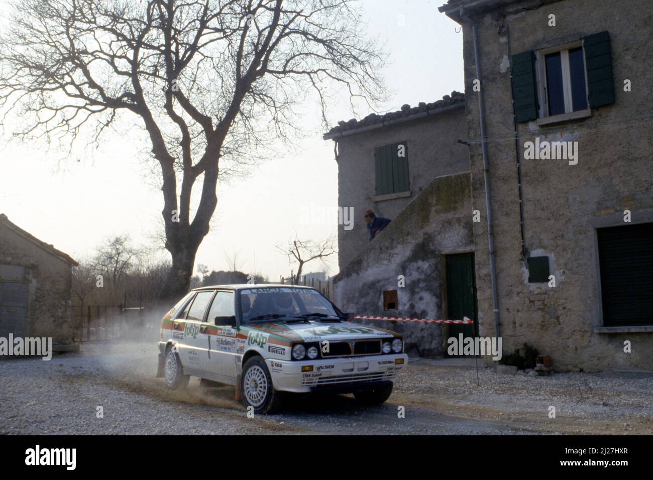 Dario Cerrato (ITA) Giuseppe Geppi Cerri (ITA) Lancia Delta HF 4WD GrA ...