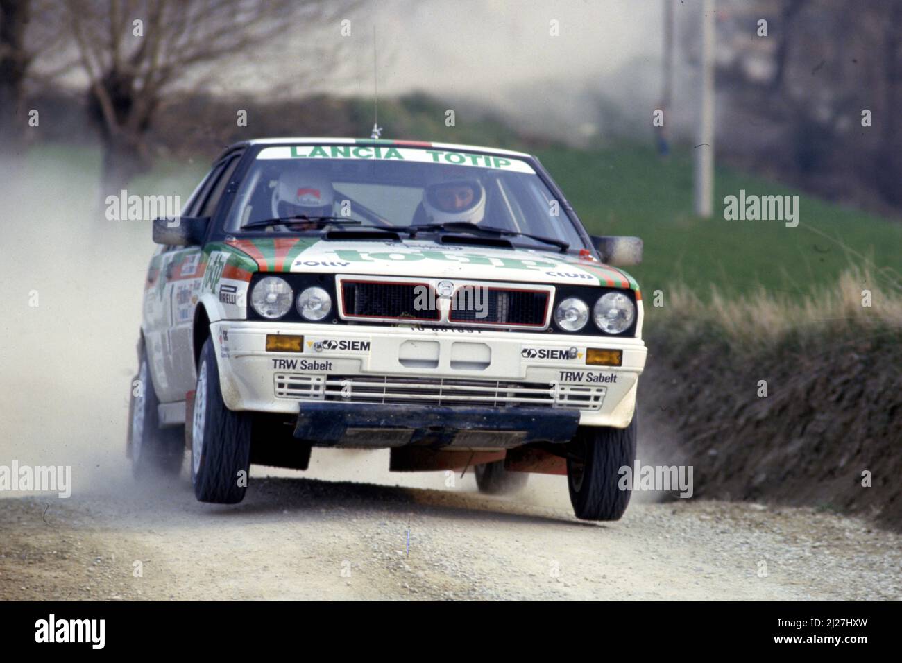 Dario Cerrato (ITA) Giuseppe Geppi Cerri (ITA) Lancia Delta HF 4WD GrA ...