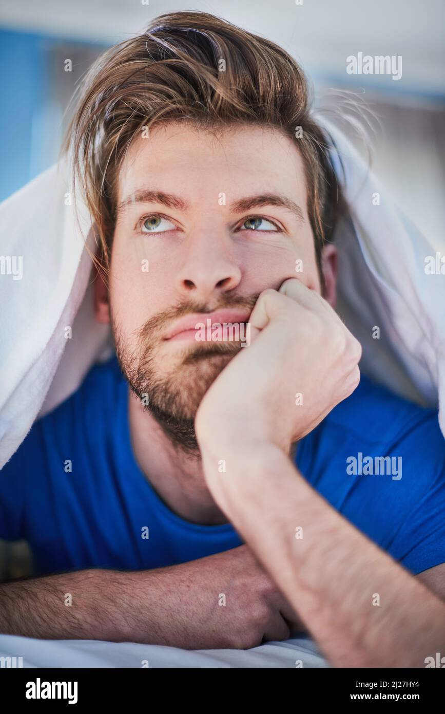 Bored young man home hi-res stock photography and images - Alamy