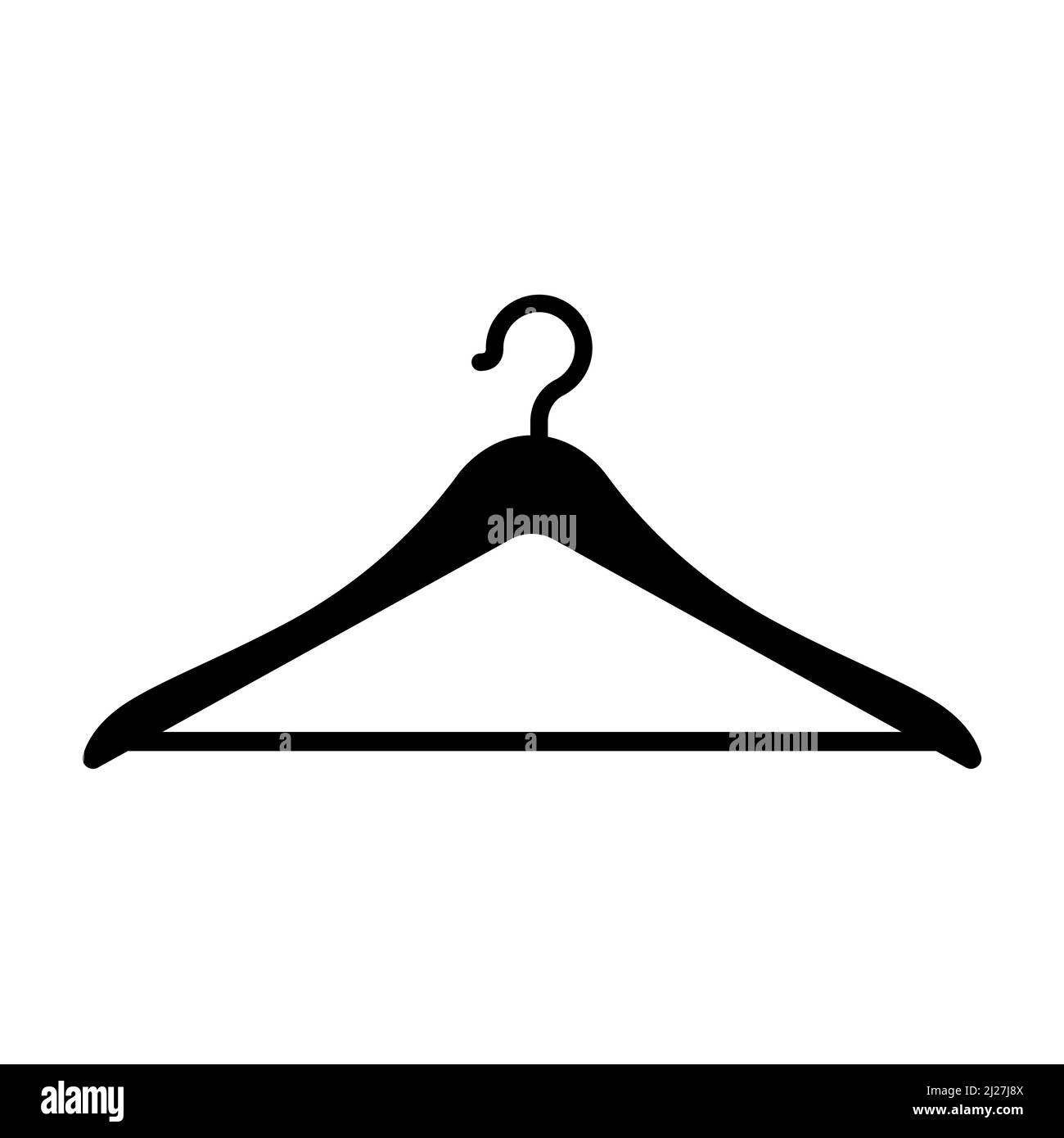 Clothes rack icon. Vector illustration isolated on white background ...