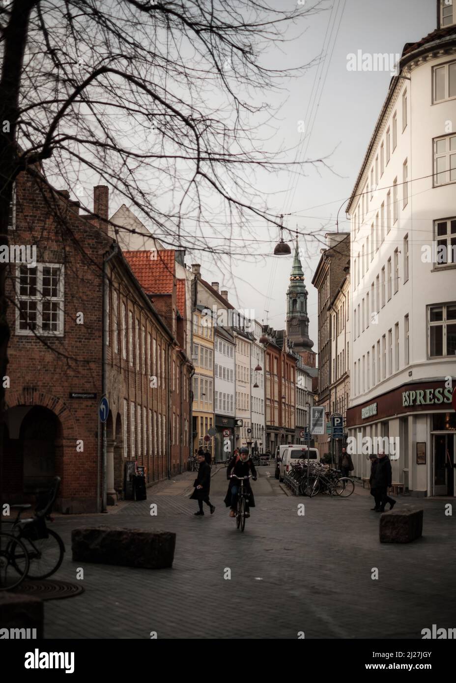 Pictures of daily life in Copenhagen, the capital city of Denmark Stock ...