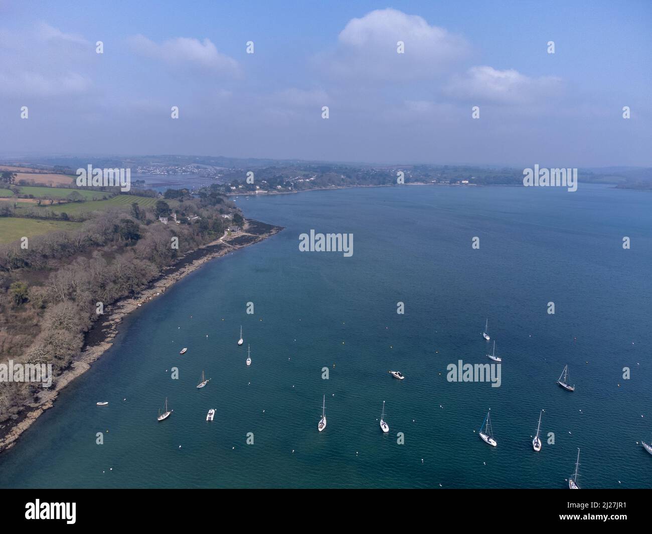 Mylor aerial hi-res stock photography and images - Alamy
