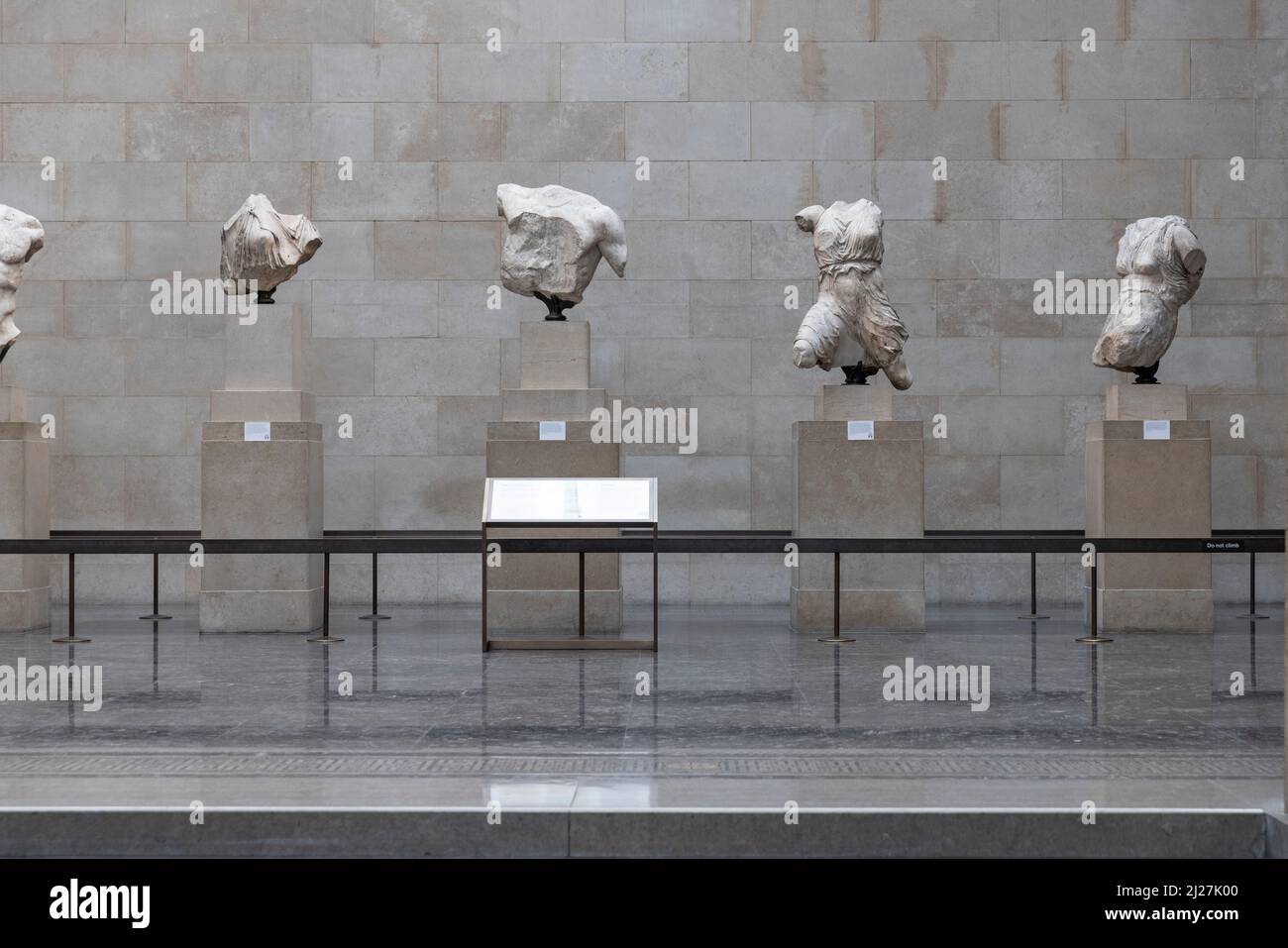 Greek Parthenon Marbles and Sculptures, from the temple of Athena, more commonly known as the ...