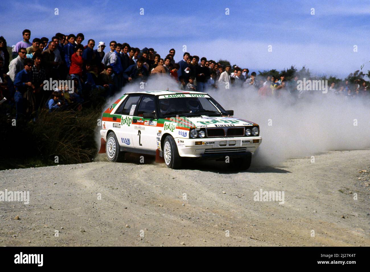 Dario Cerrato (ITA) Giuseppe Geppi Cerri (ITA) Lancia Delta HF 4WD GrA ...