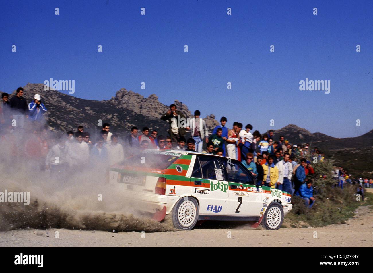 Dario Cerrato (ITA) Giuseppe Geppi Cerri (ITA) Lancia Delta HF 4WD GrA ...