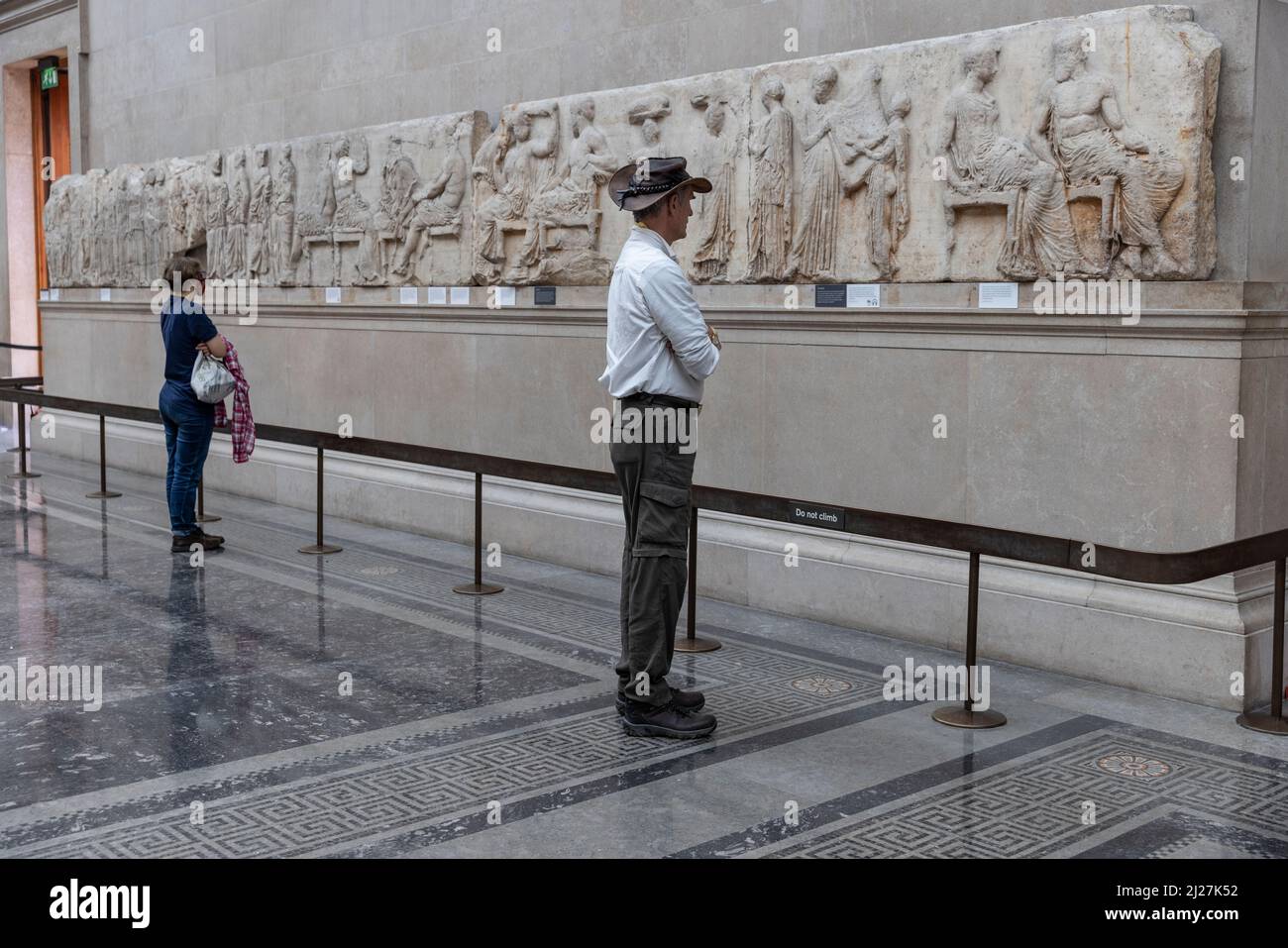 Greek Parthenon Marbles and Sculptures, from the temple of Athena, more commonly known as the ...