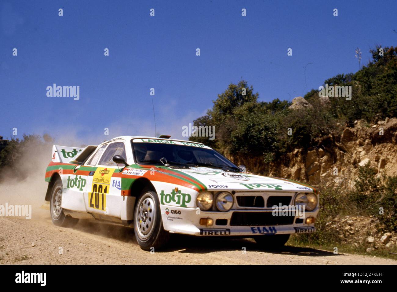 Michele Rayneri (ITA) Carlo Cassina (ITA) Lancia Rally 037 GrB Jolly ...