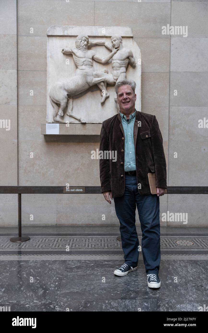 Greek Parthenon Marbles and Sculptures, from the temple of Athena, more commonly known as the ...