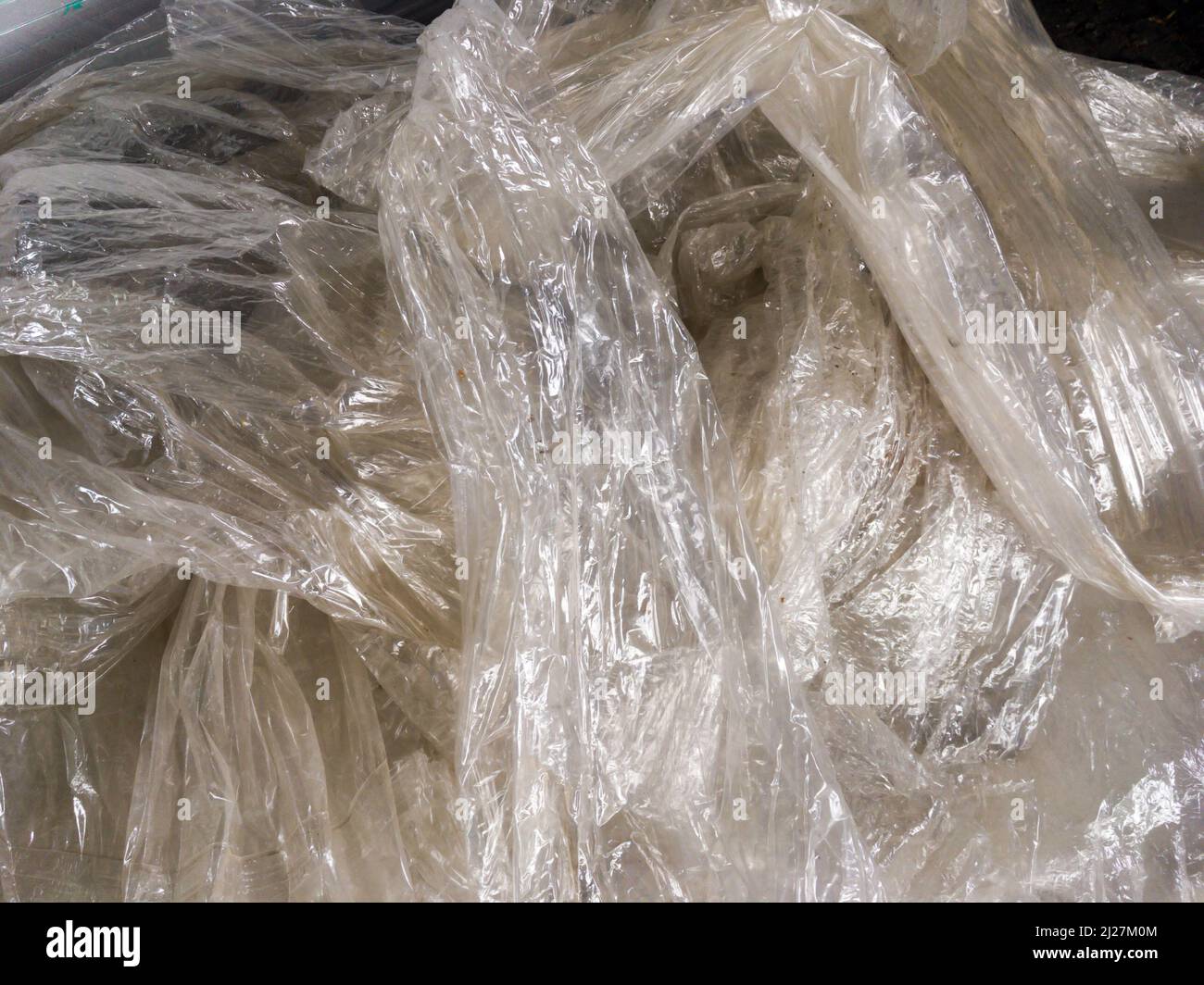 PE film as recyclable Stock Photo - Alamy