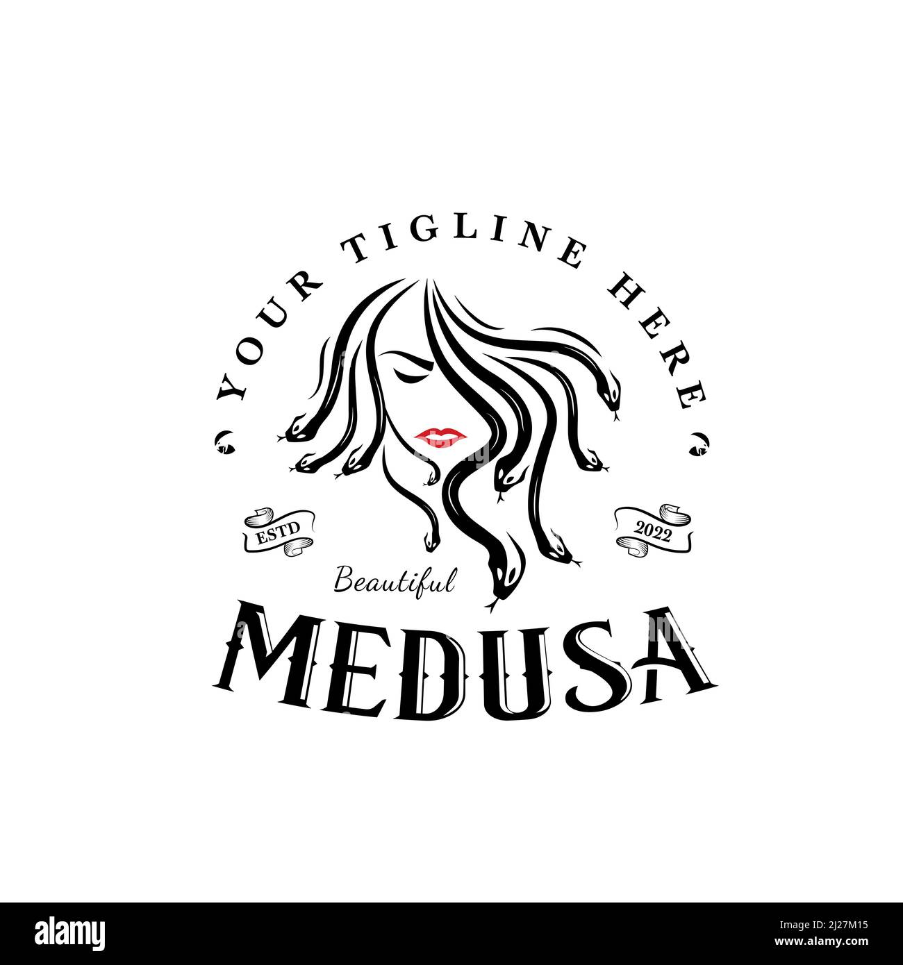 Greek medusa Stock Vector Images - Alamy