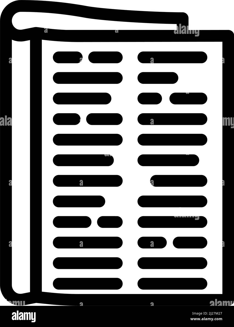 dictionary book line icon vector illustration Stock Vector Image & Art ...
