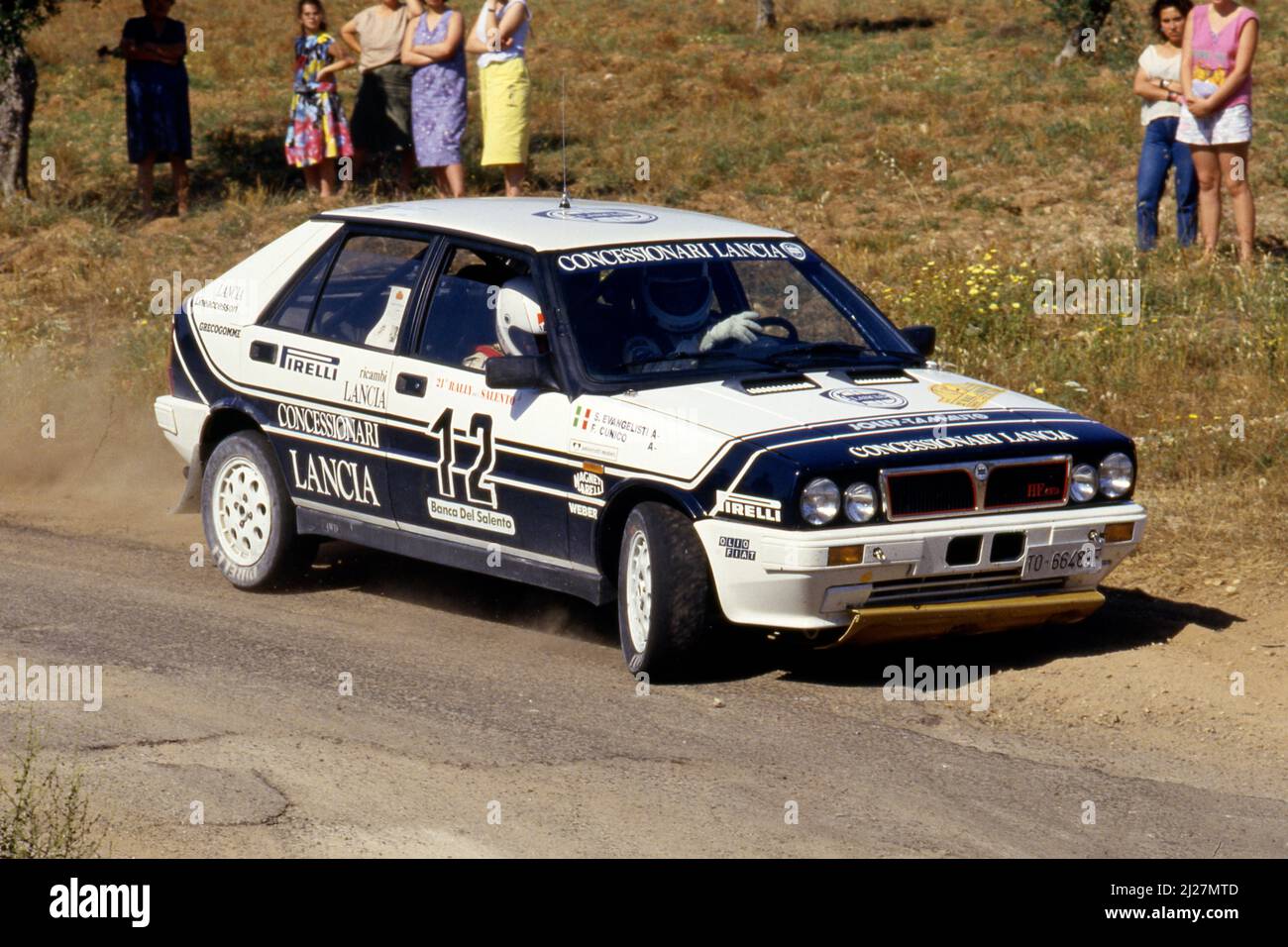 Gianfranco Cunico (ITA) Stefano Steve Evangelisti (ITA) Lancia Delta HF ...
