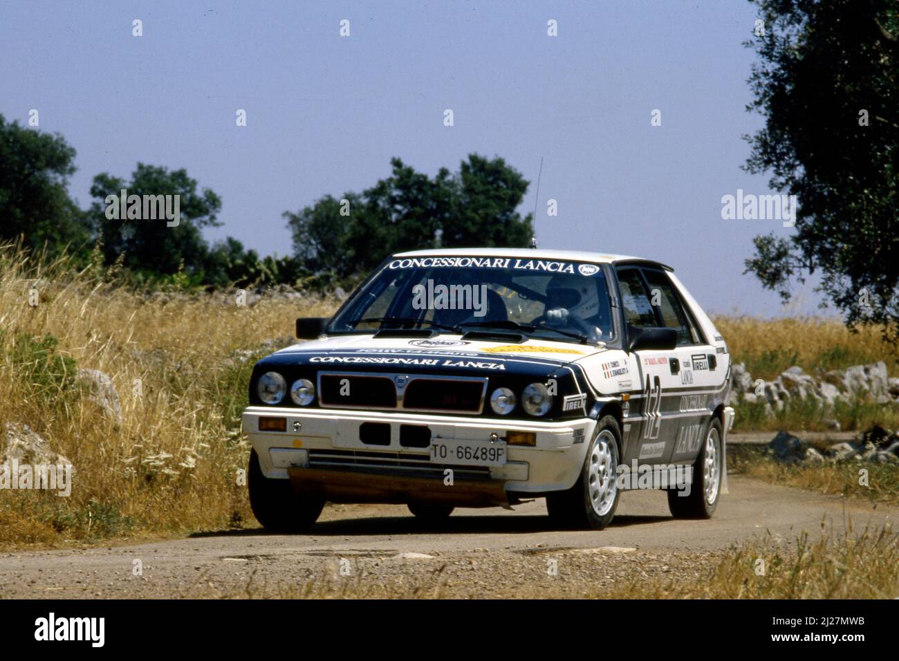 Gianfranco Cunico (ITA) Stefano Steve Evangelisti (ITA) Lancia Delta HF ...