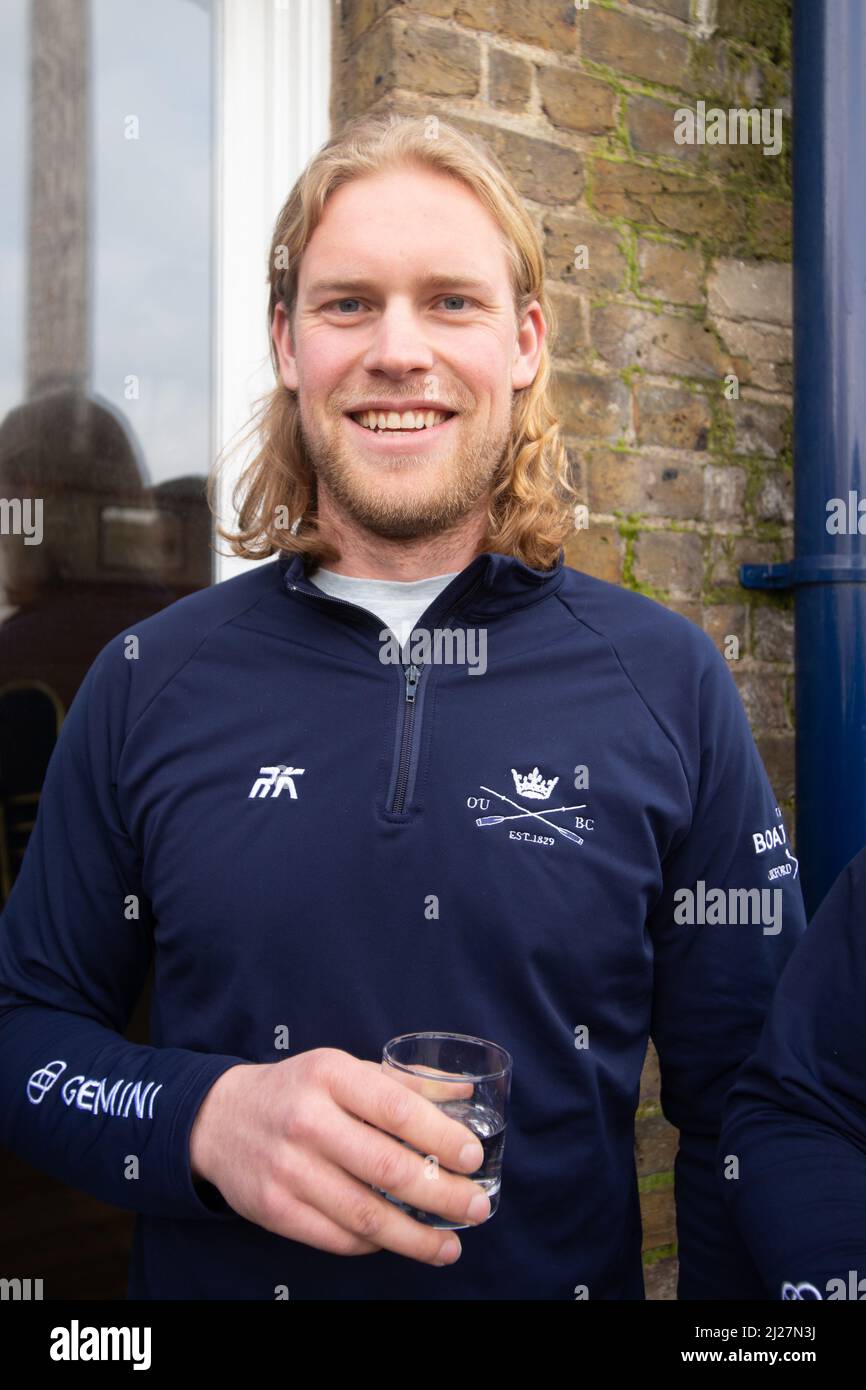 London, UK. 30th Mar, 2022. President Martin Barakso.Oxford & Cambridge ...