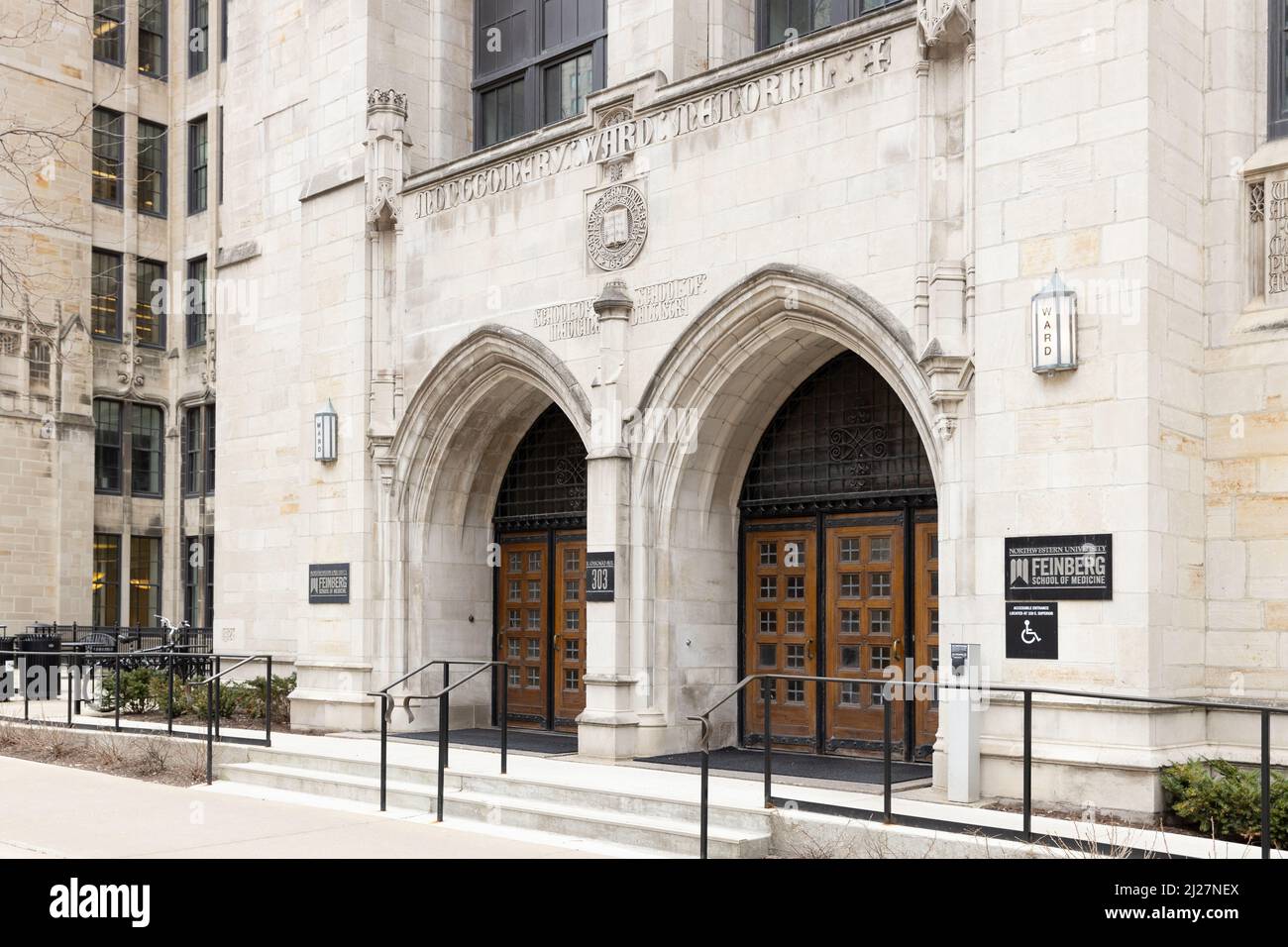 Montgomery Ward Memorial building at Northwestern University in ...