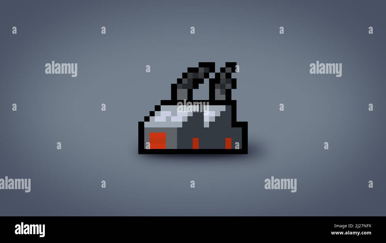 Pixel 8 bit factory background - high resolution 4k wallpaper Stock ...