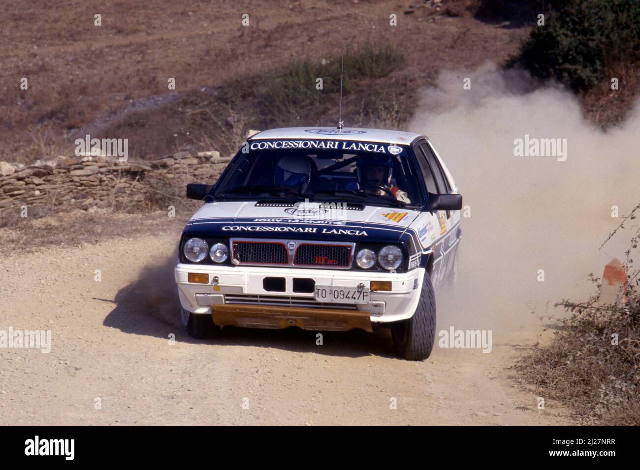 Gianfranco Cunico (ITA) Stefano Steve Evangelisti (ITA) Lancia Delta HF ...