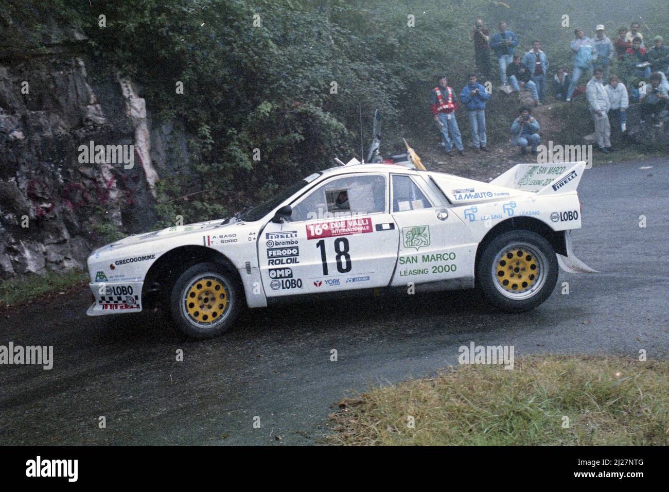 Adriano Baso (ITA) T Sorio (ITA) Lancia Rally 037 GrB Tamauto Tuning ...