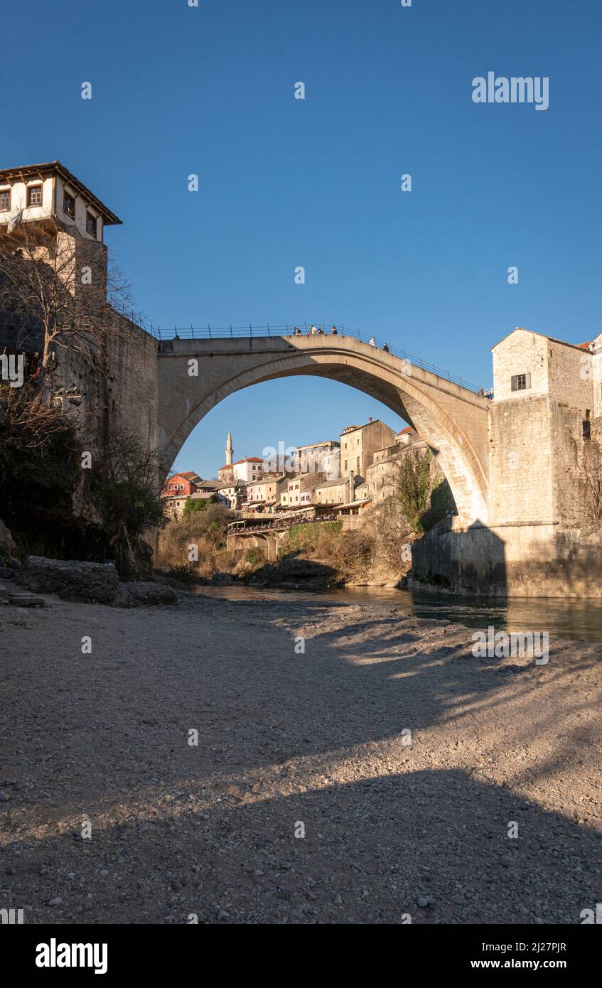 Mostar, Bosnia & Herzegovina, March 2022 - The Old Bridge in the city of Mostar, Bosnia ...