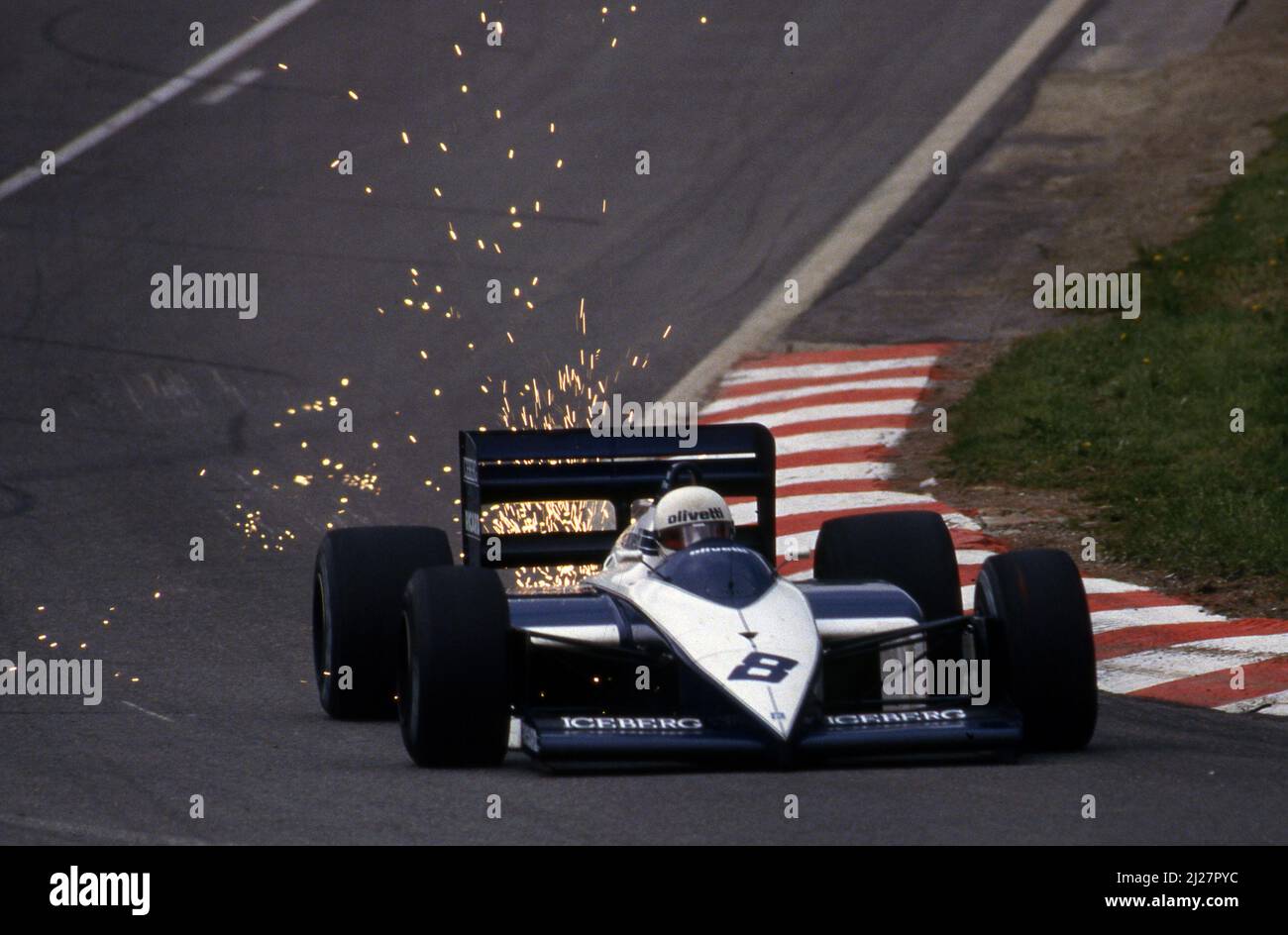 Andrea de Cesaris (ITA) Brabham BT56 Bmw 3rd position Stock Photo - Alamy