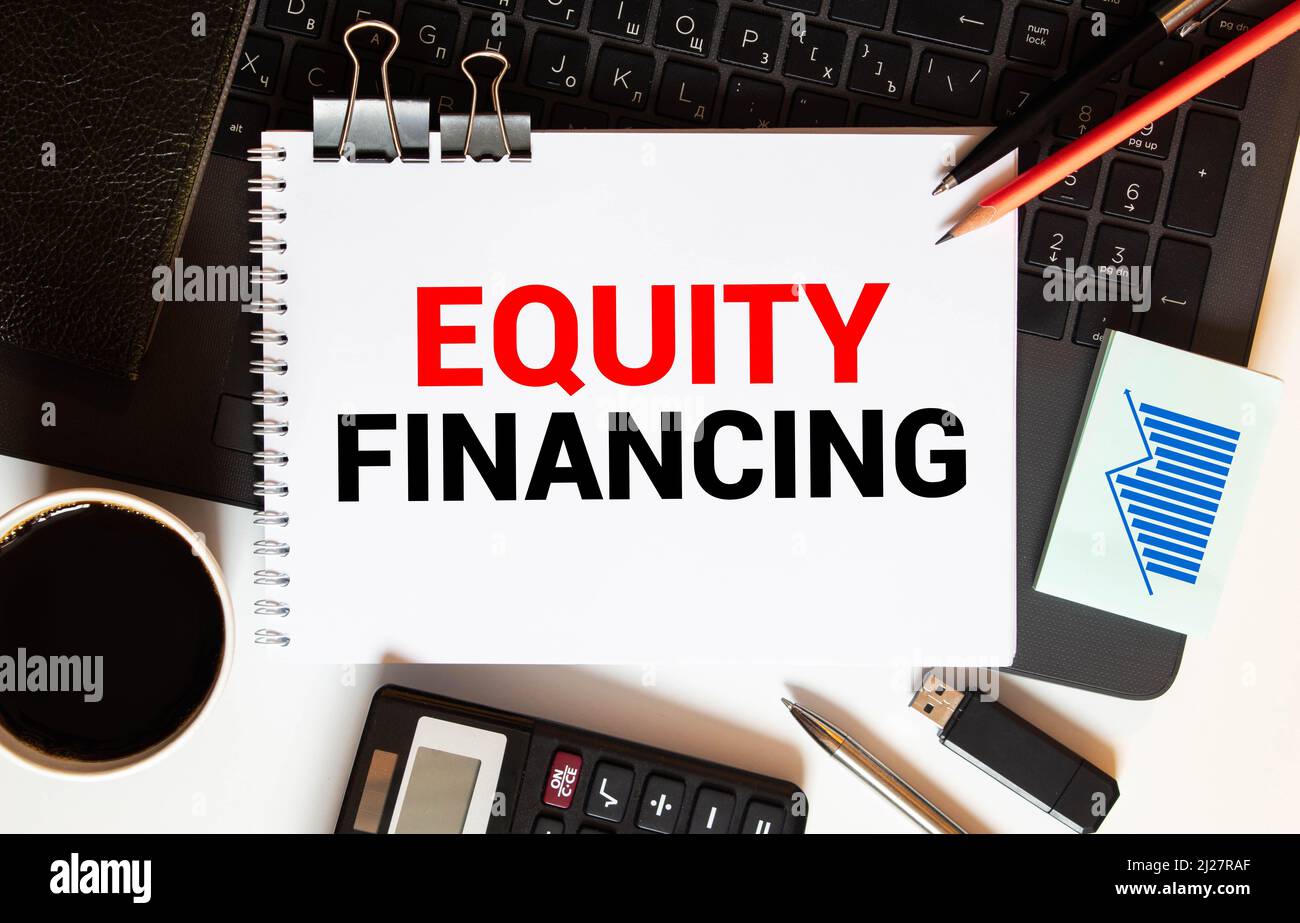 Conceptual hand written text showing Equity Financing Stock Photo - Alamy