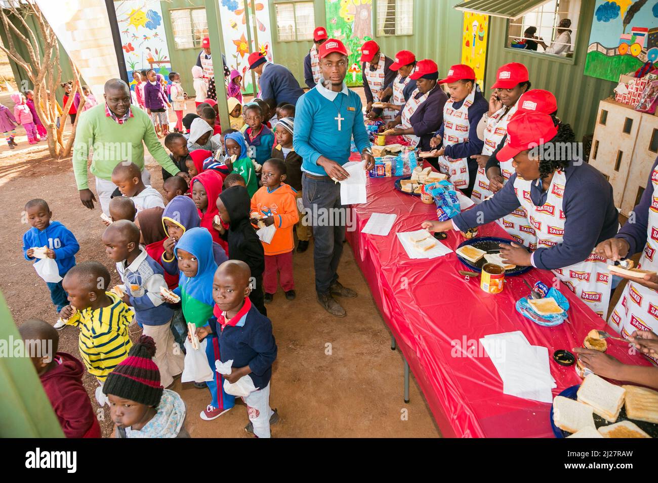 Johannesburg, South Africa - July 18, 2016: Community outreach ...