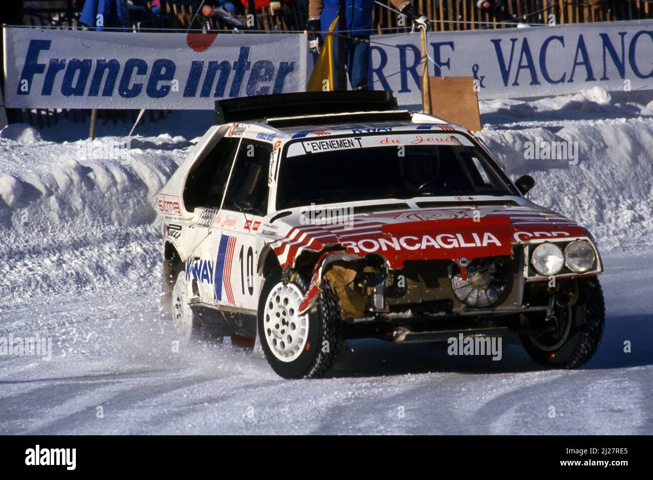 Paolo Alessandrini (ITA) Francis Vincent (FRA) Lancia Delta S4 GrB ...