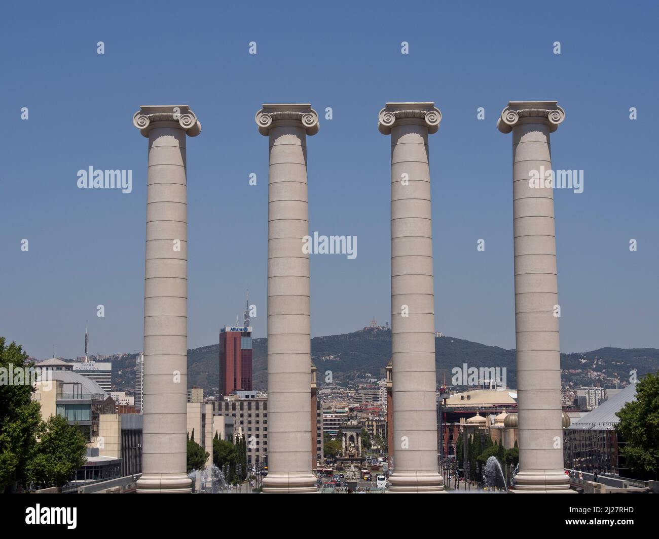 the city of barcelona in spain Stock Photo - Alamy