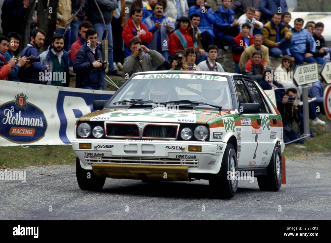 Dario Cerrato (ITA) Giuseppe Geppi Cerri (ITA) Lancia Delta HF 4WD GrA ...