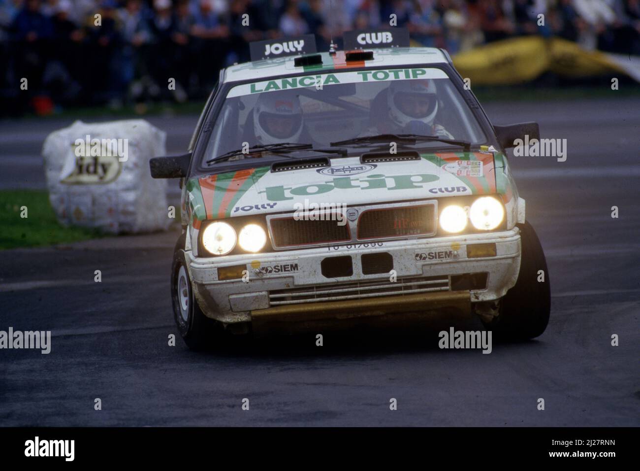 Dario Cerrato (ITA) Giuseppe Geppi Cerri (ITA) Lancia Delta HF 4WD GrA ...