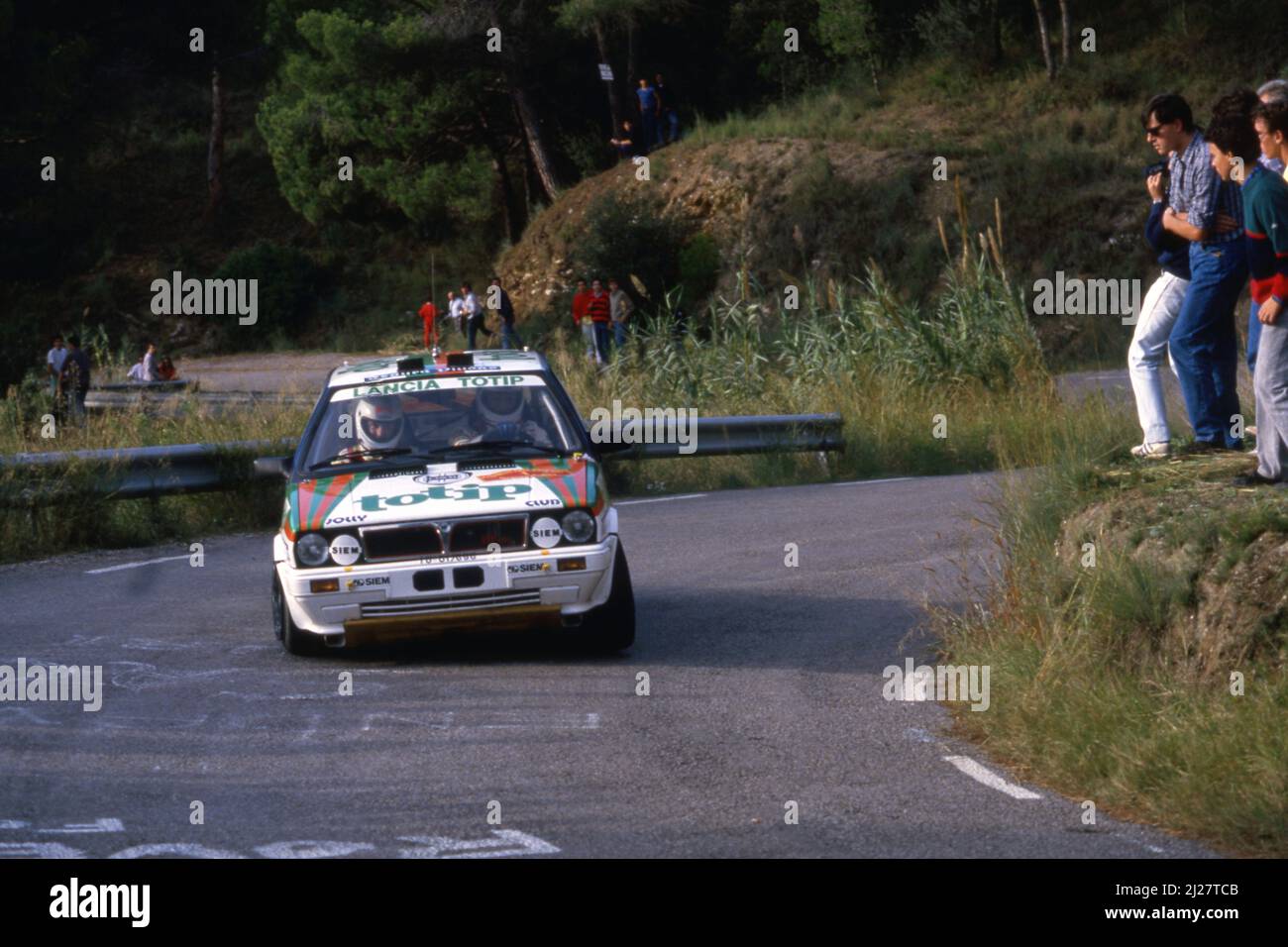 Dario Cerrato (ITA) Giuseppe Geppi Cerri (ITA) Lancia Delta HF 4WD GrA ...