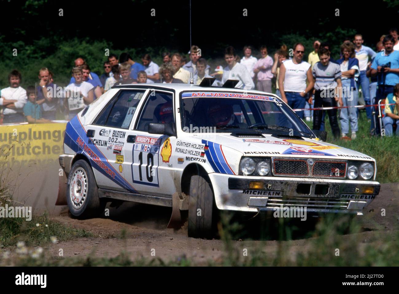 Ronald Holzer (GER) Gunther Holzer (GER) Lancia Delta HF 4WD GrA AM ...