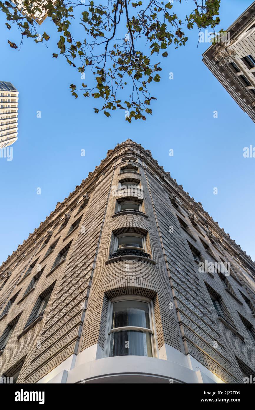 Beautiful view at high-rise buildings of San Francisco Stock Photo - Alamy