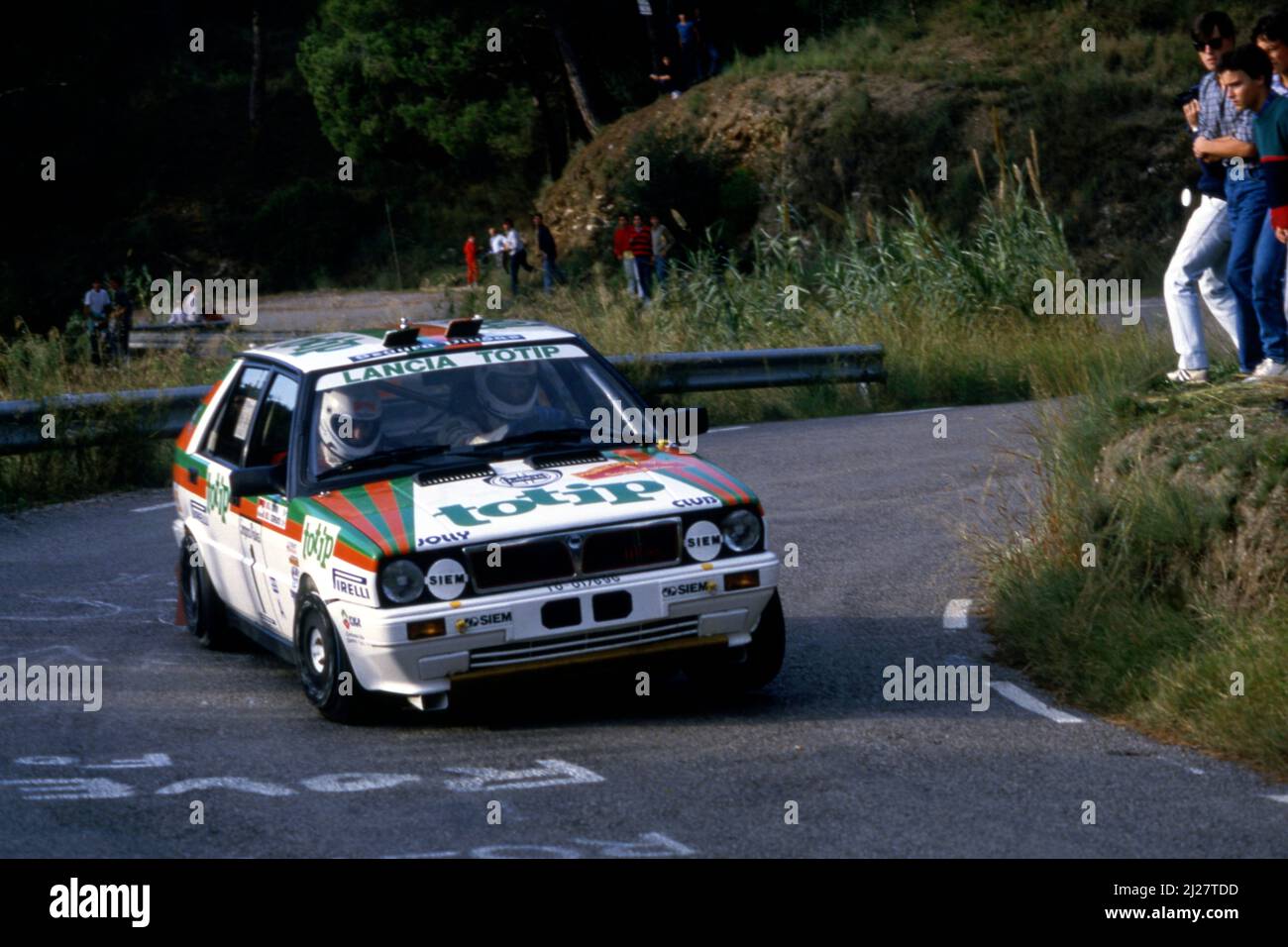 Dario Cerrato (ITA) Giuseppe Geppi Cerri (ITA) Lancia Delta HF 4WD GrA ...