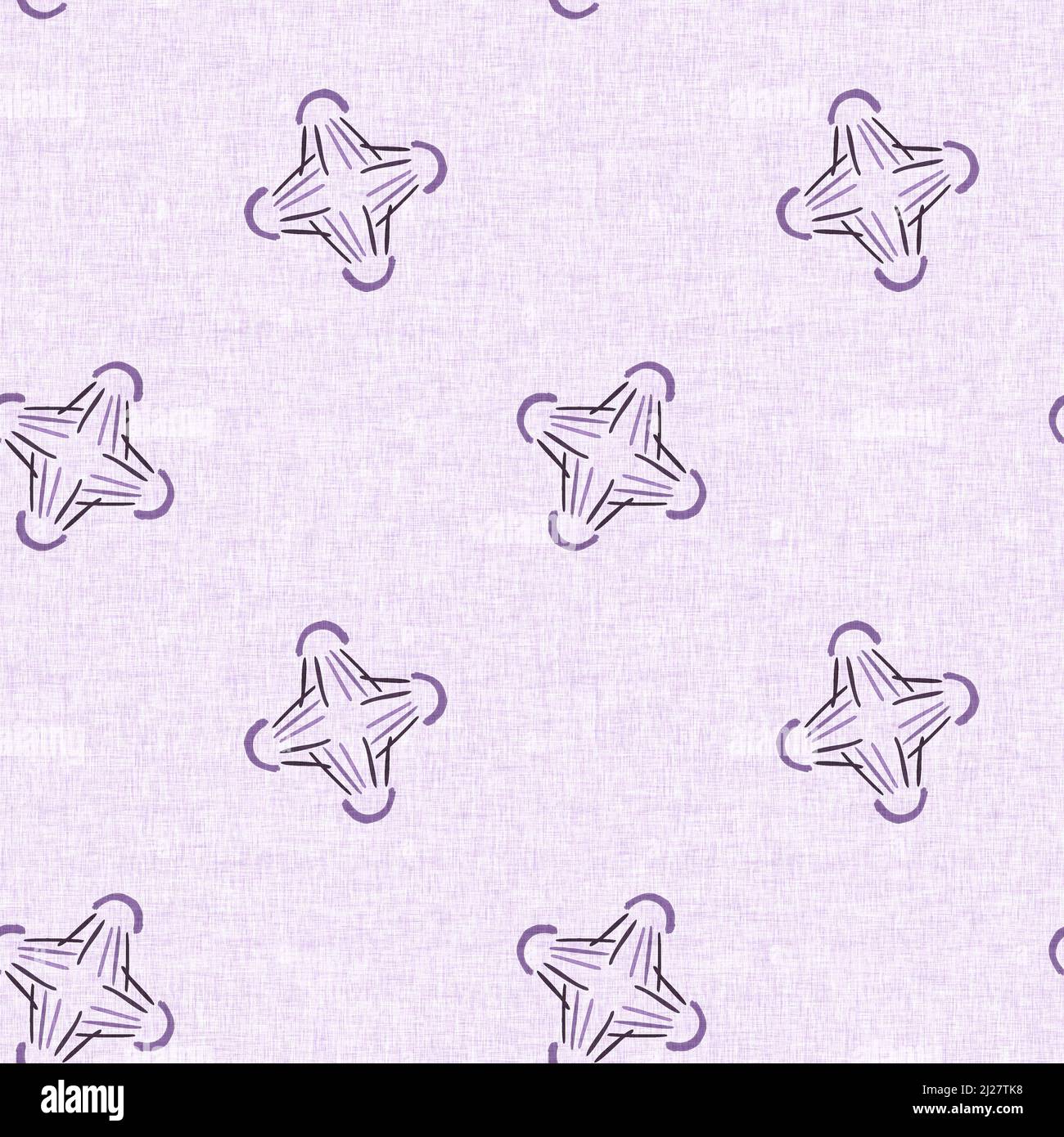 Gender neutral doodle shape seamless raster purple background. Simple ...