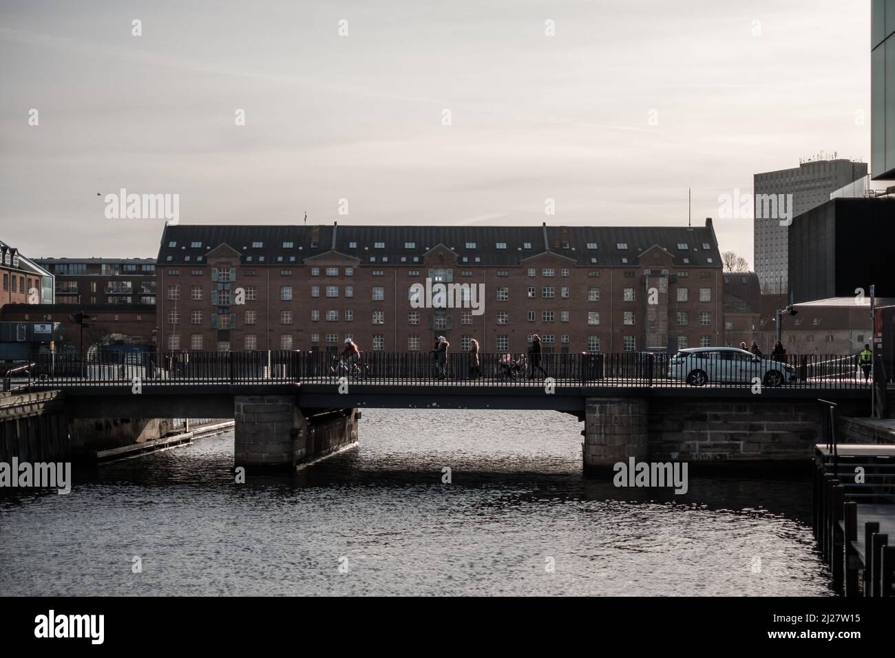 Pictures of daily life in Copenhagen, the capital city of Denmark Stock ...