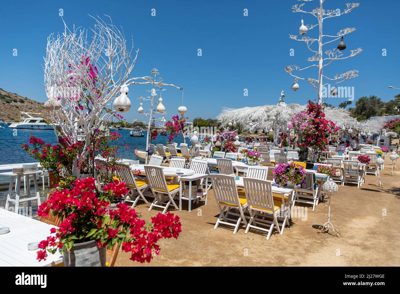 Gumusluk beach of Turkey in Bodrum Stock Photo - Alamy