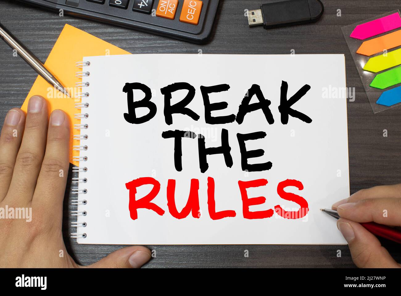Break all rules hi-res stock photography and images - Alamy
