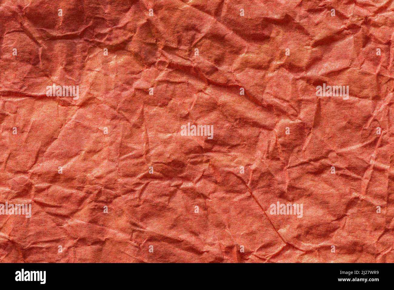 Crumpled paper red wallpaper texture Stock Photo - Alamy