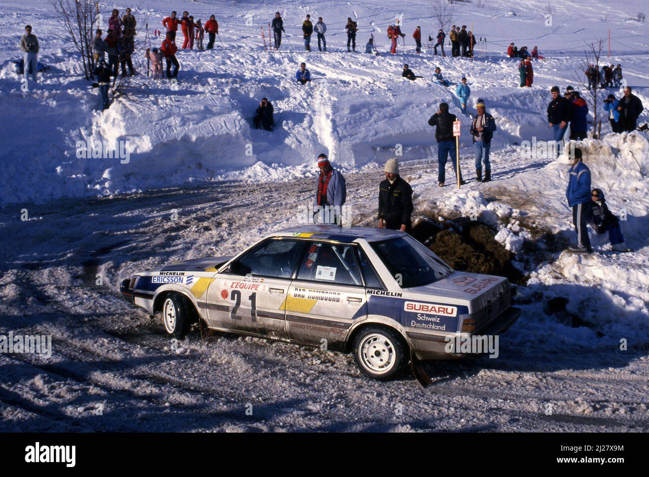 Harald Demuth (GER) Christian Fellinger (GER) Subaru RX Turbo GrA ...