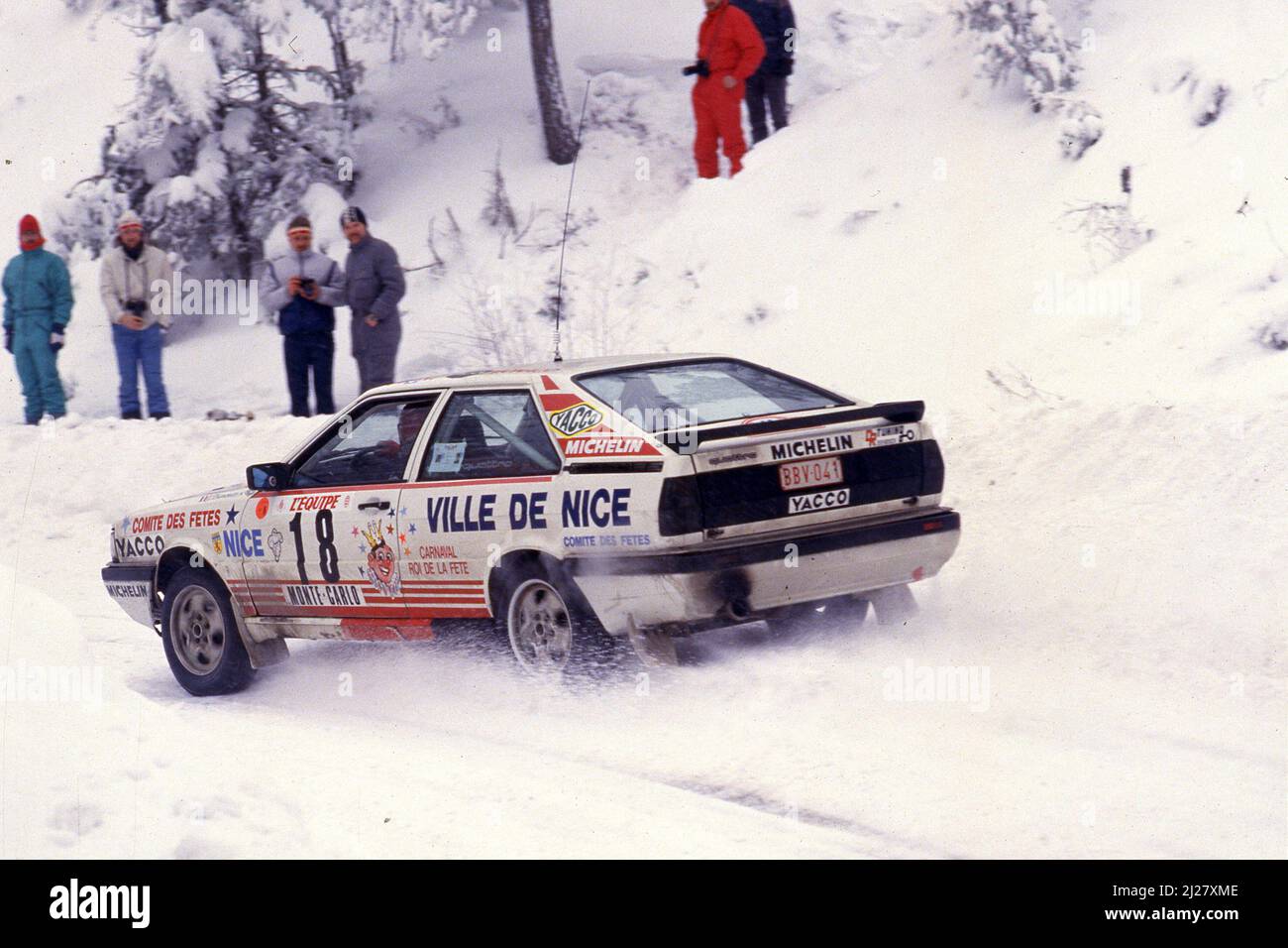 Auguste Tchine Turiani (MC) Gilles Thimonier (FRA) Audi Coupe'Quattro ...