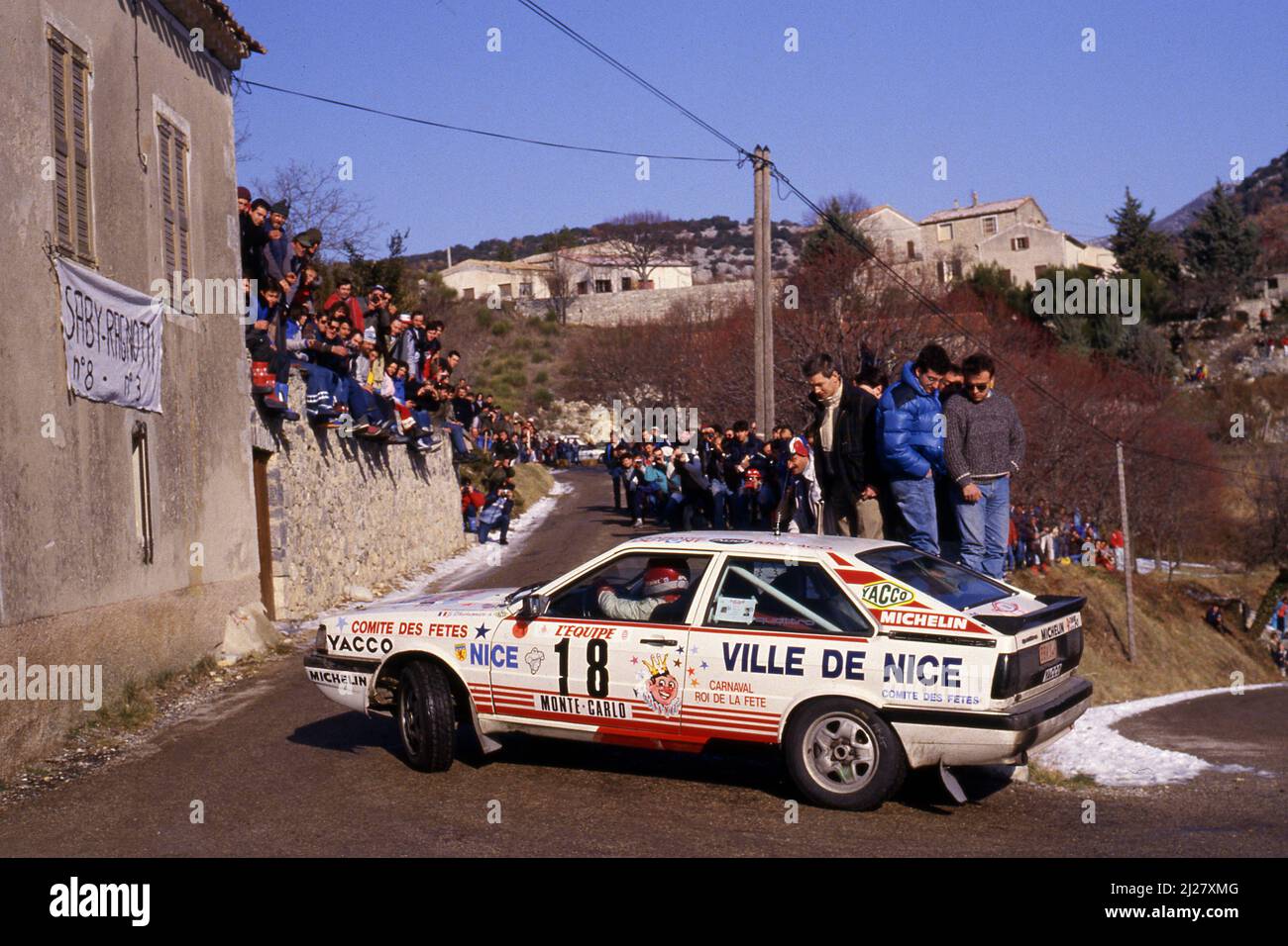 Auguste Tchine Turiani (MC) Gilles Thimonier (FRA) Audi Coupe'Quattro ...