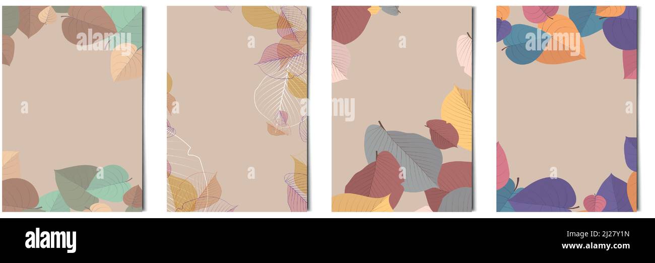 Set of 4 pcs abstract artistic texture backgrounds for advertising ...