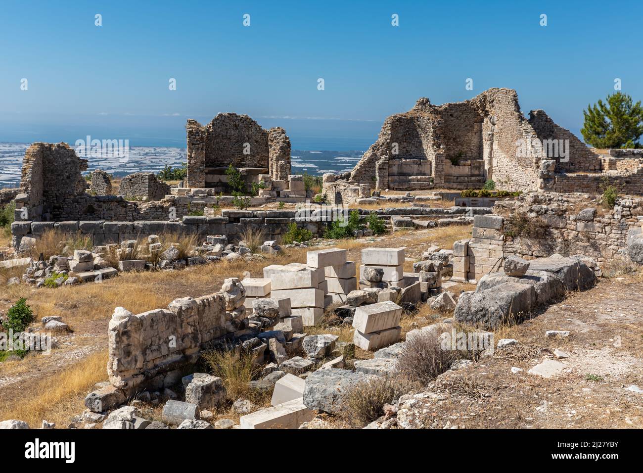 Rhodiapolis ancient city ruins, Kumluca, Antalya, Turkey Stock Photo ...
